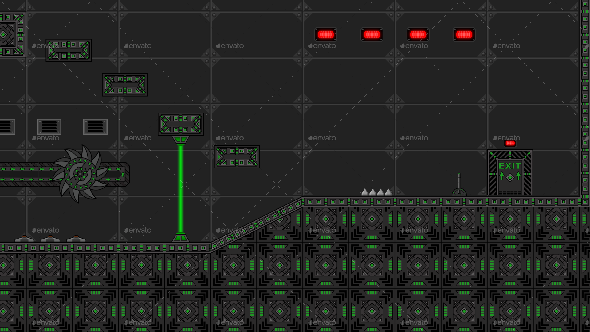 2D Platformer Game Tileset 1, Game Assets | GraphicRiver