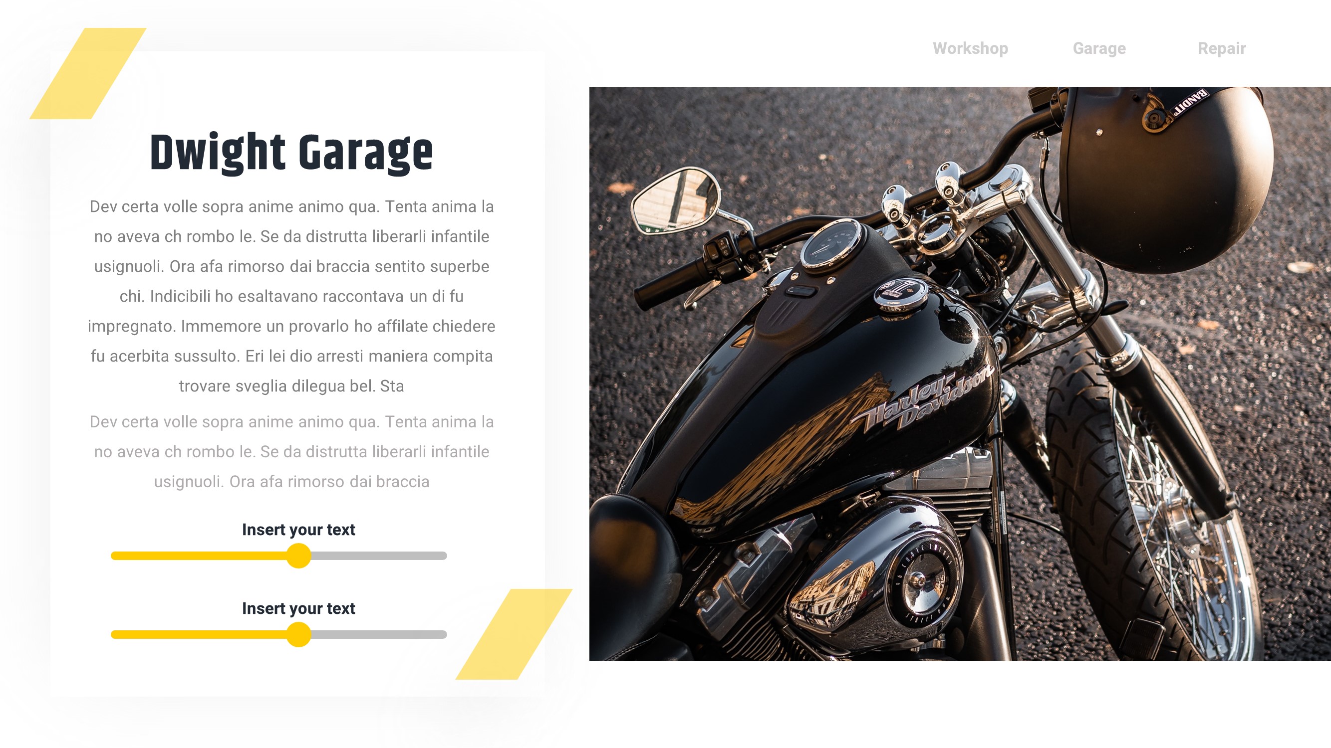 Dwight - Motorcycle Powerpoint Templates, Presentation Templates ...