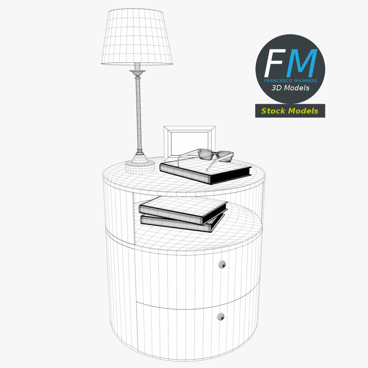 Bedside table set 6 by FrancescoMilanese85 | 3DOcean