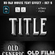 Old Movie Text Effect, Add-ons | GraphicRiver