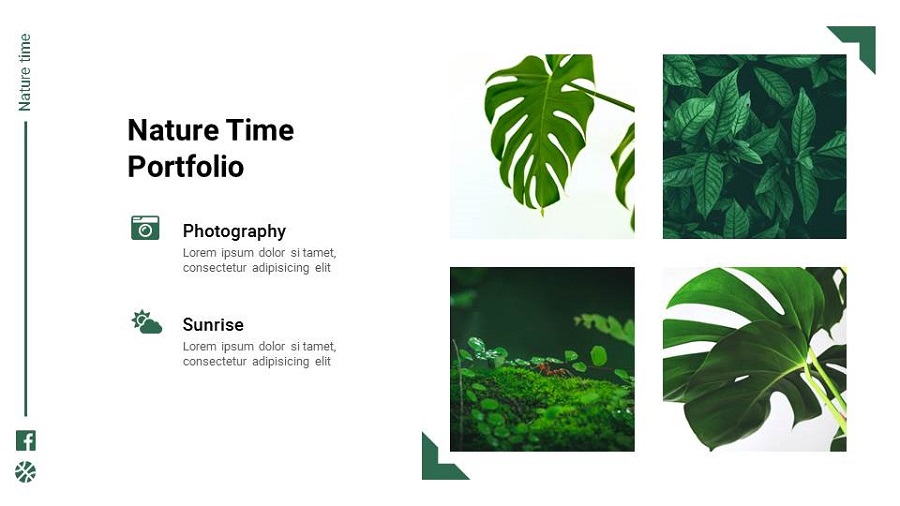 Nature Time - Nature Google Slides Template, Presentation Templates