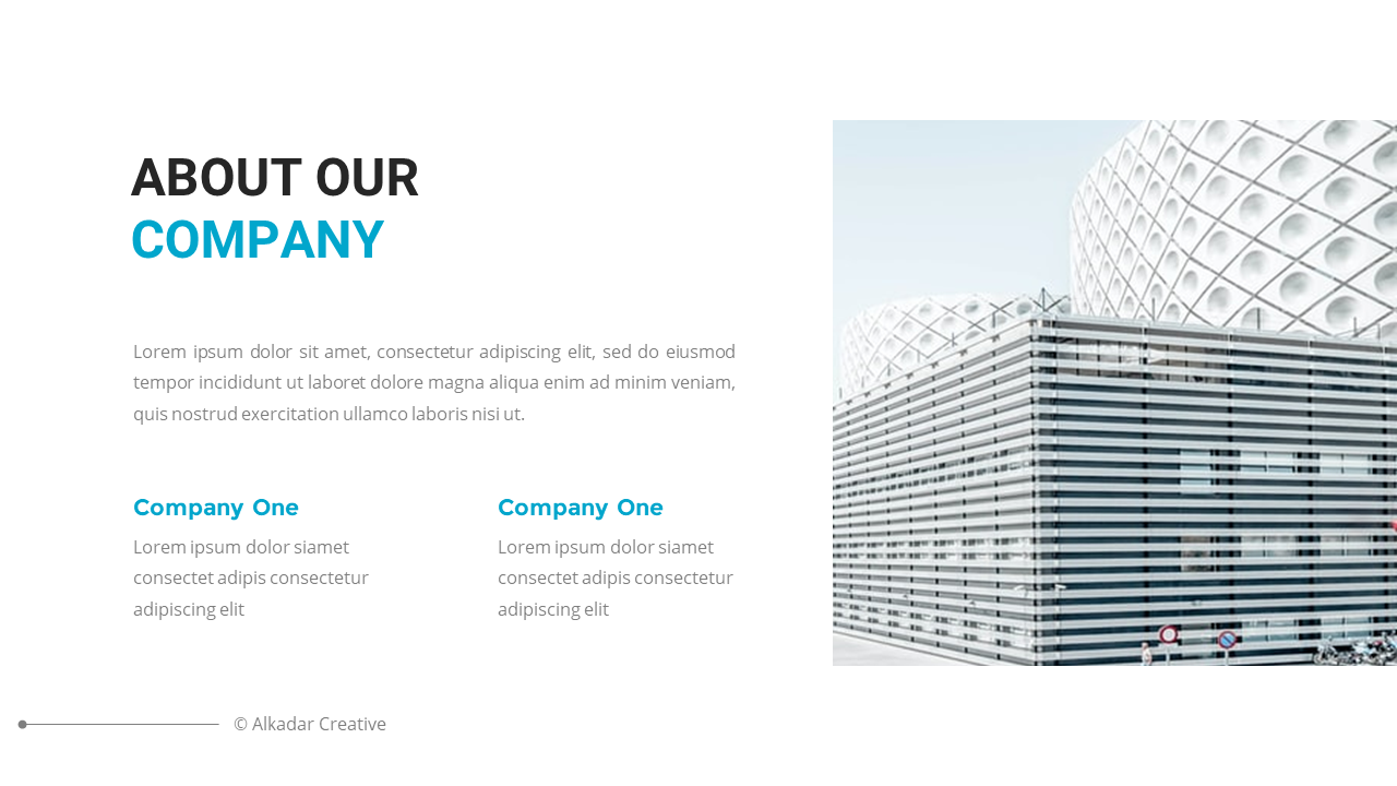 Alkadar - Creative Business Google Slide Template, Presentation Templates