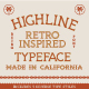 HIGHLINE Typeface, Fonts | GraphicRiver