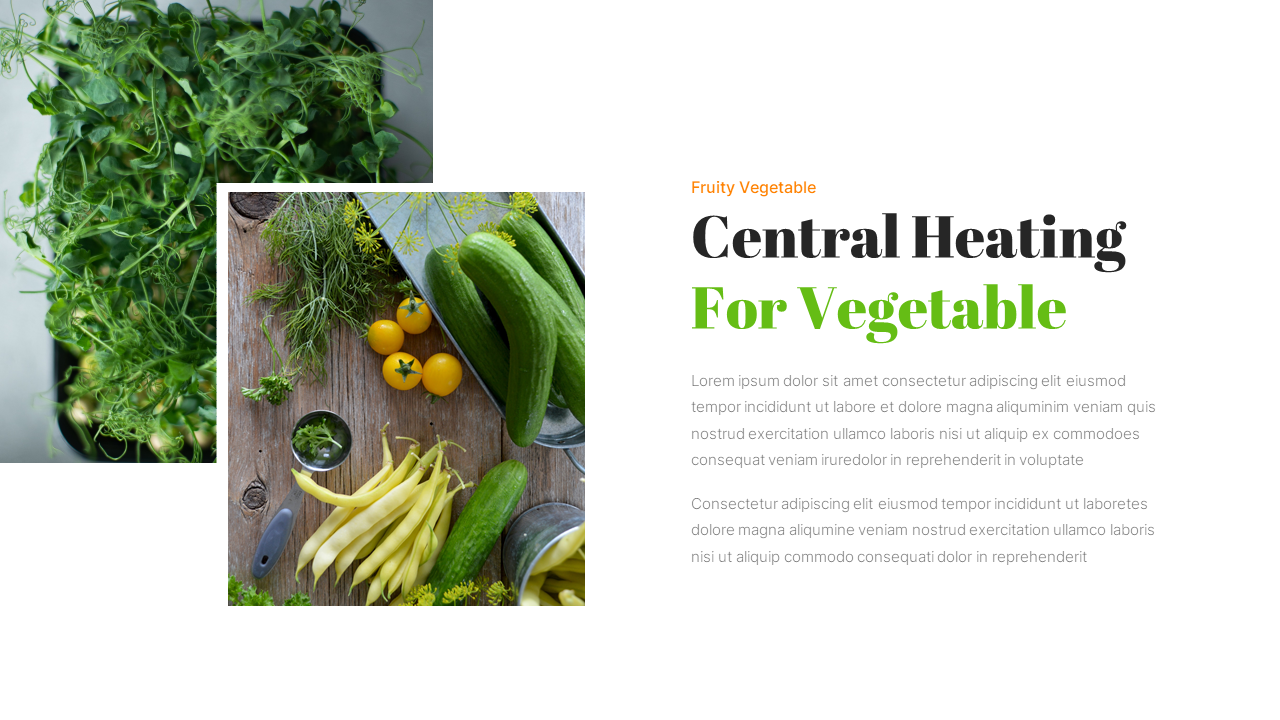 Fruity - Organic Food, Fruit & Vegetable PowerPoint Presentation ...