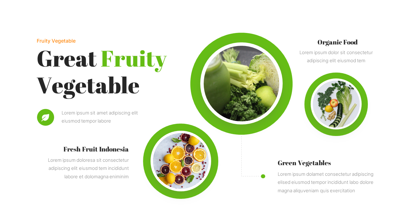 Fruity - Organic Food, Fruit & Vegetable PowerPoint Presentation ...