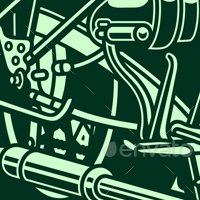 Vintage American Military Motorcycle Vector, Vectors | GraphicRiver