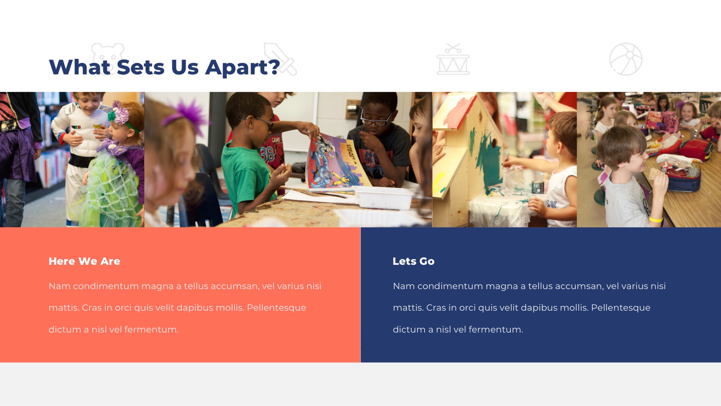 Preskool - Kindergarten Google Slides Template, Presentation Templates