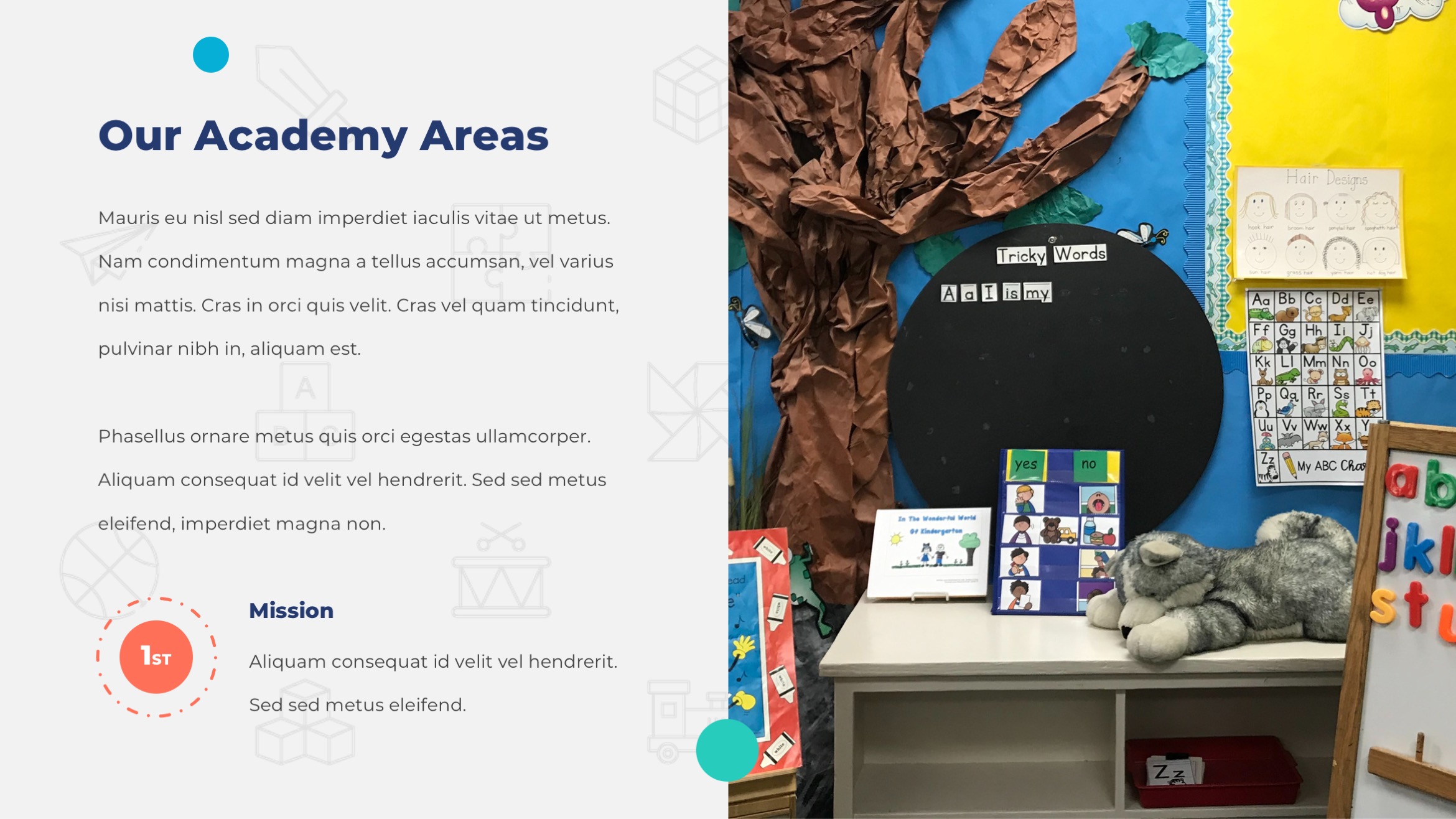 Preskool - Kindergarten Google Slides Template, Presentation Templates