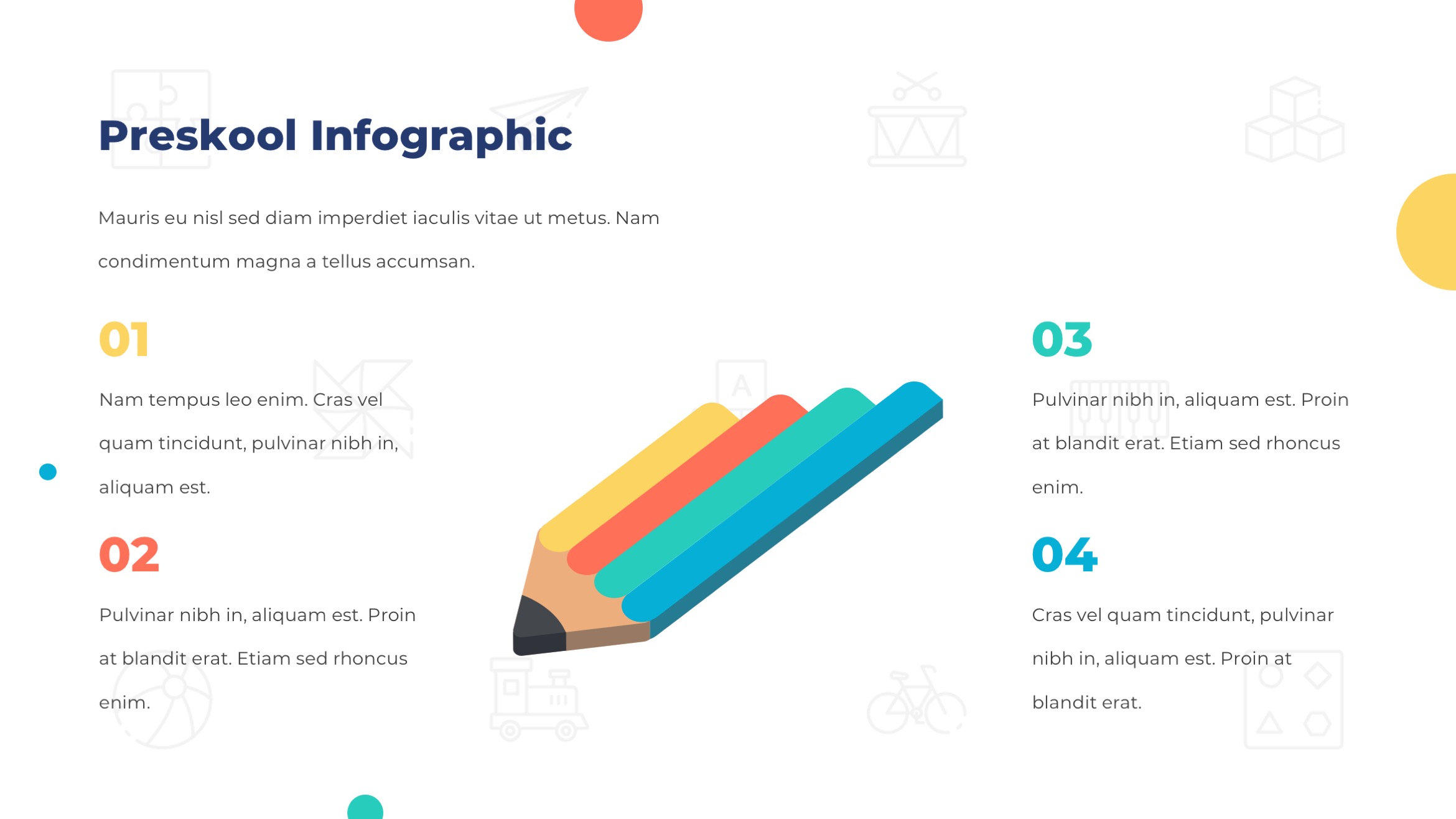Preskool - Kindergarten Google Slides Template, Presentation Templates