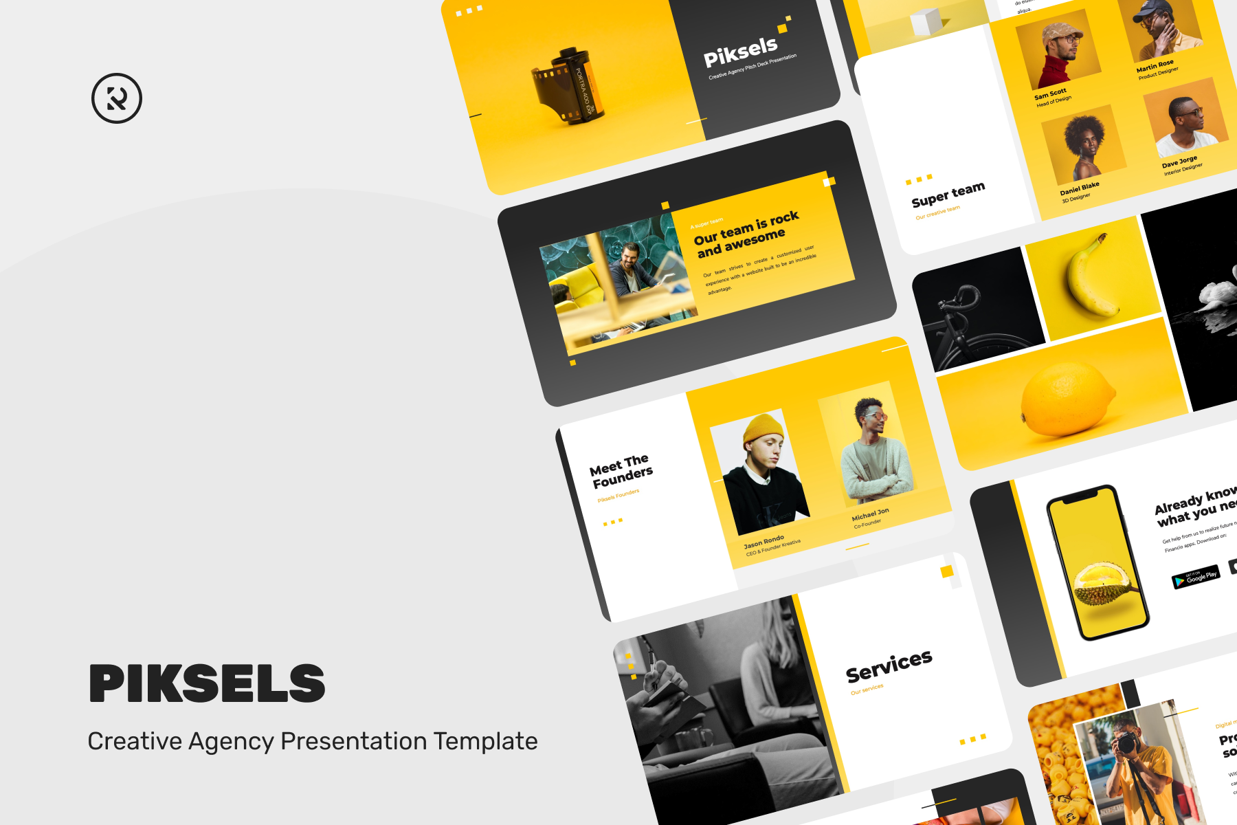 Piksels - Creative Agency Keynote, Presentation Templates | GraphicRiver