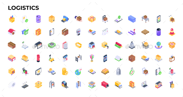 2500+ Isometric Icons, Icons | GraphicRiver