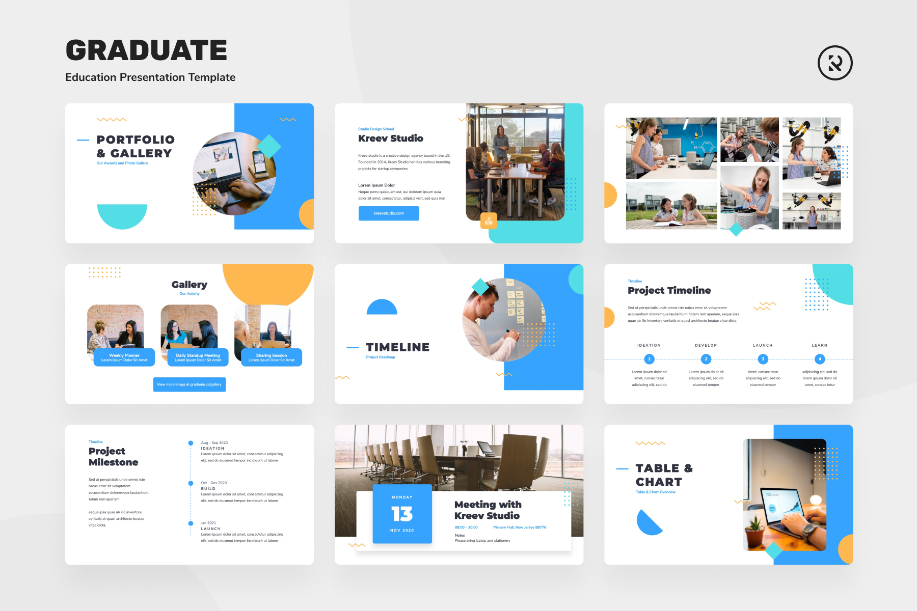 Graduate - Education Power Point Presentation, Presentation Templates