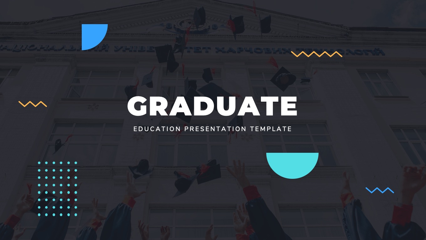Graduate - Education Power Point Presentation, Presentation Templates