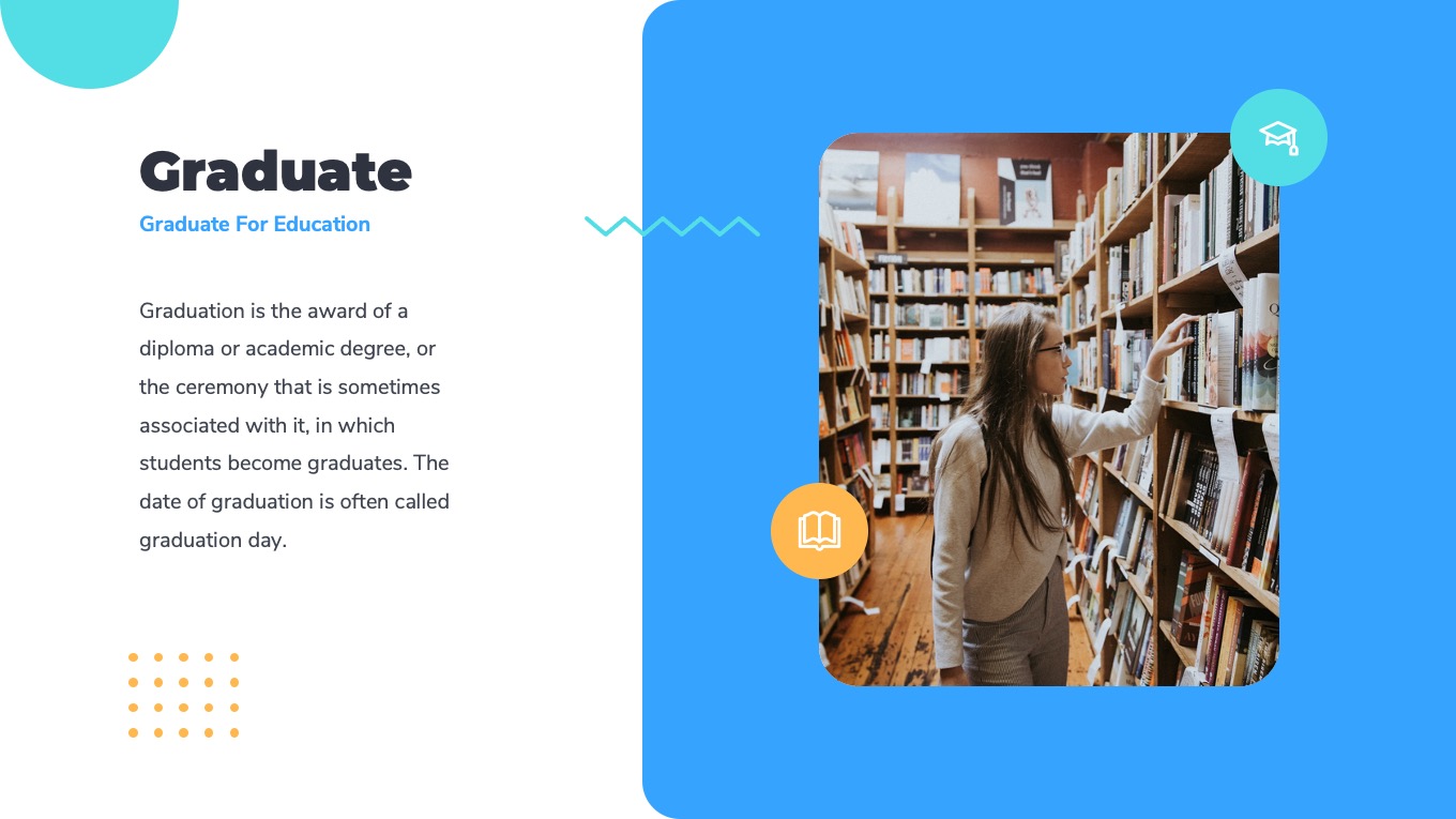 Graduate - Education Power Point Presentation, Presentation Templates