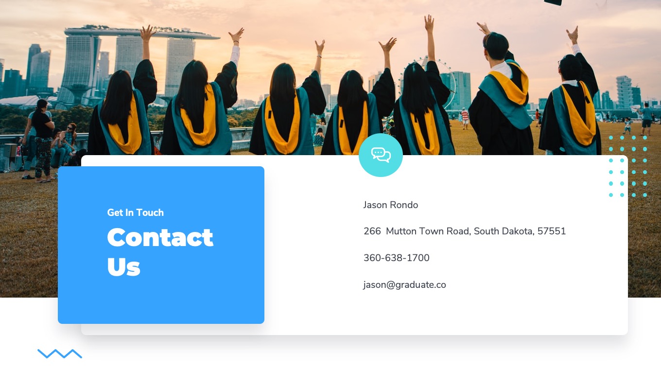 Graduate - Education Power Point Presentation, Presentation Templates