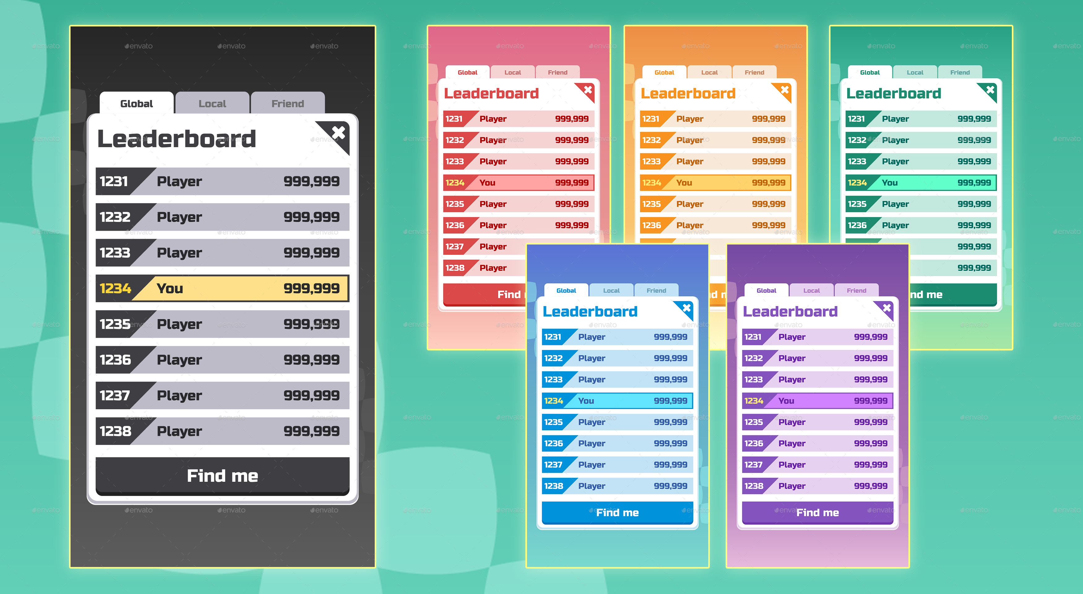 Casual Game GUI Pack 14, Game Assets | GraphicRiver