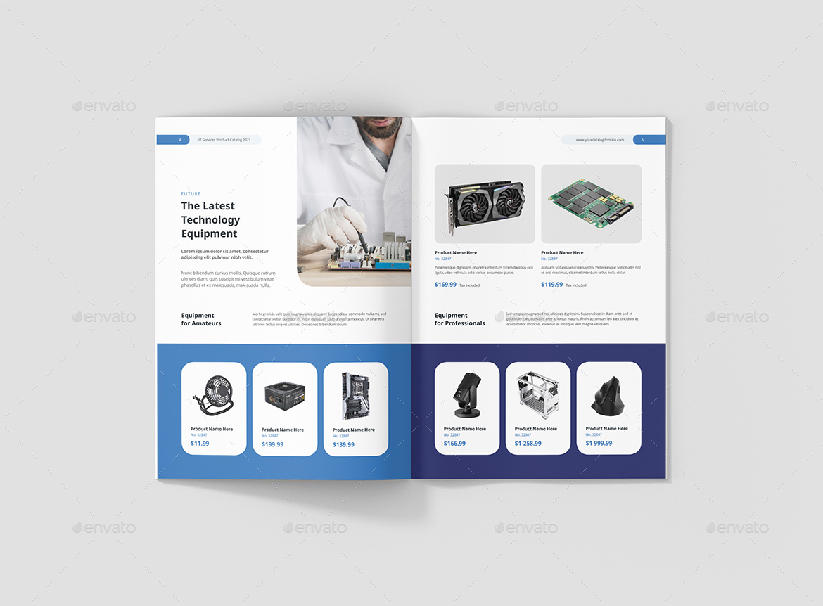 IT Services – Product Catalog, Print Templates | GraphicRiver