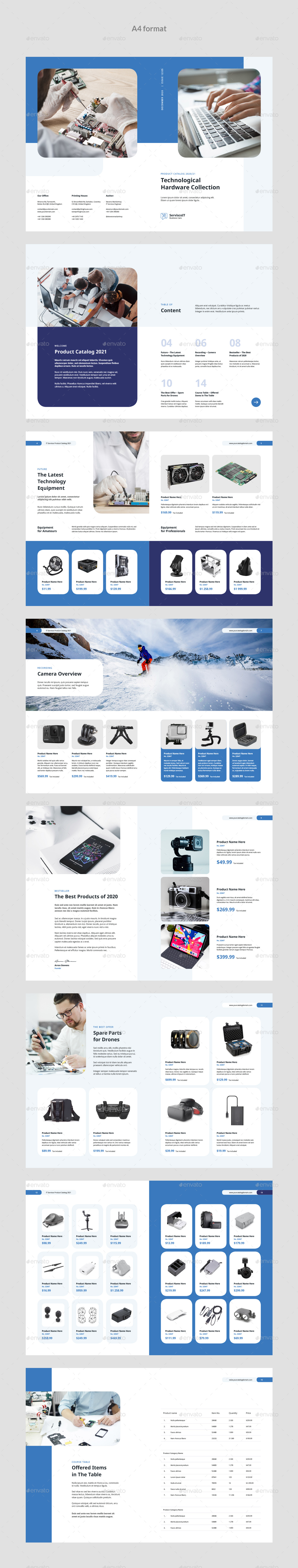IT Services – Product Catalog, Print Templates | GraphicRiver