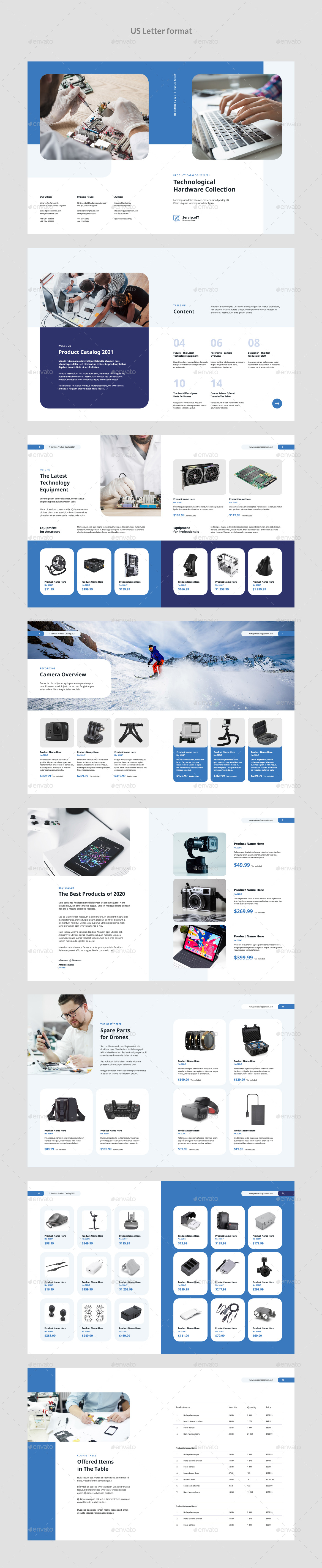IT Services – Product Catalog, Print Templates | GraphicRiver