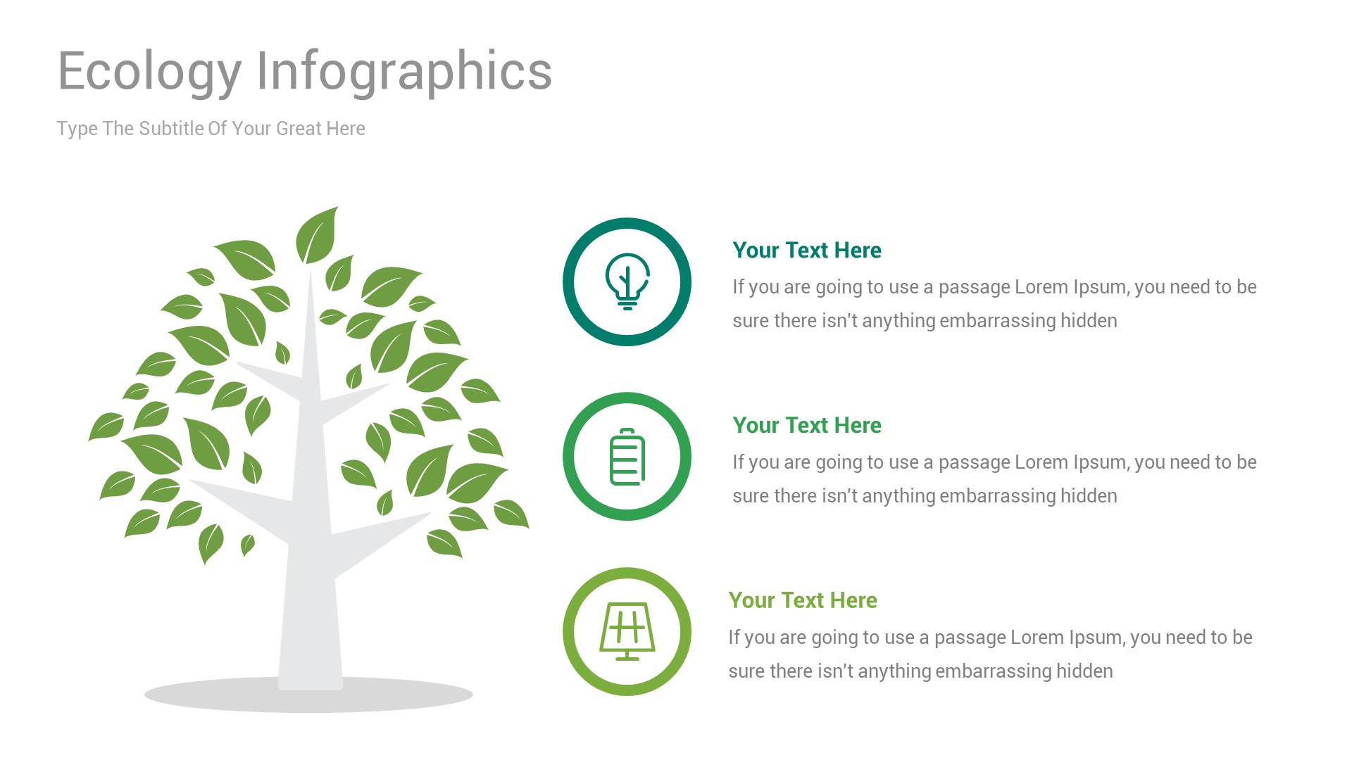 Ecology Infographics PowerPoint Template, Presentation Templates ...