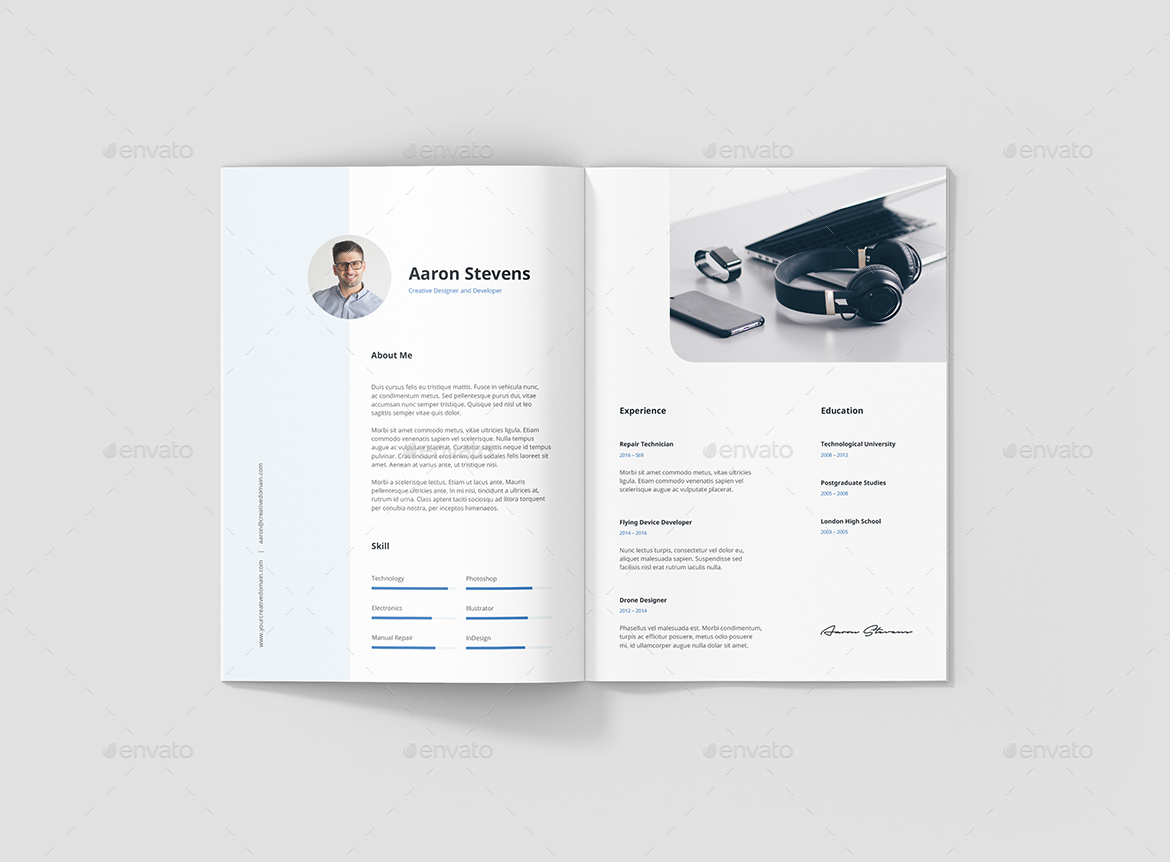 IT Services – Personal Portfolio, Print Templates | GraphicRiver
