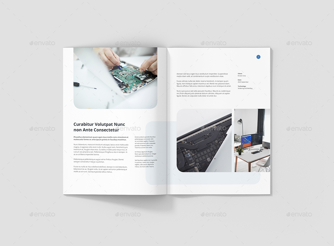 IT Services – Personal Portfolio, Print Templates | GraphicRiver