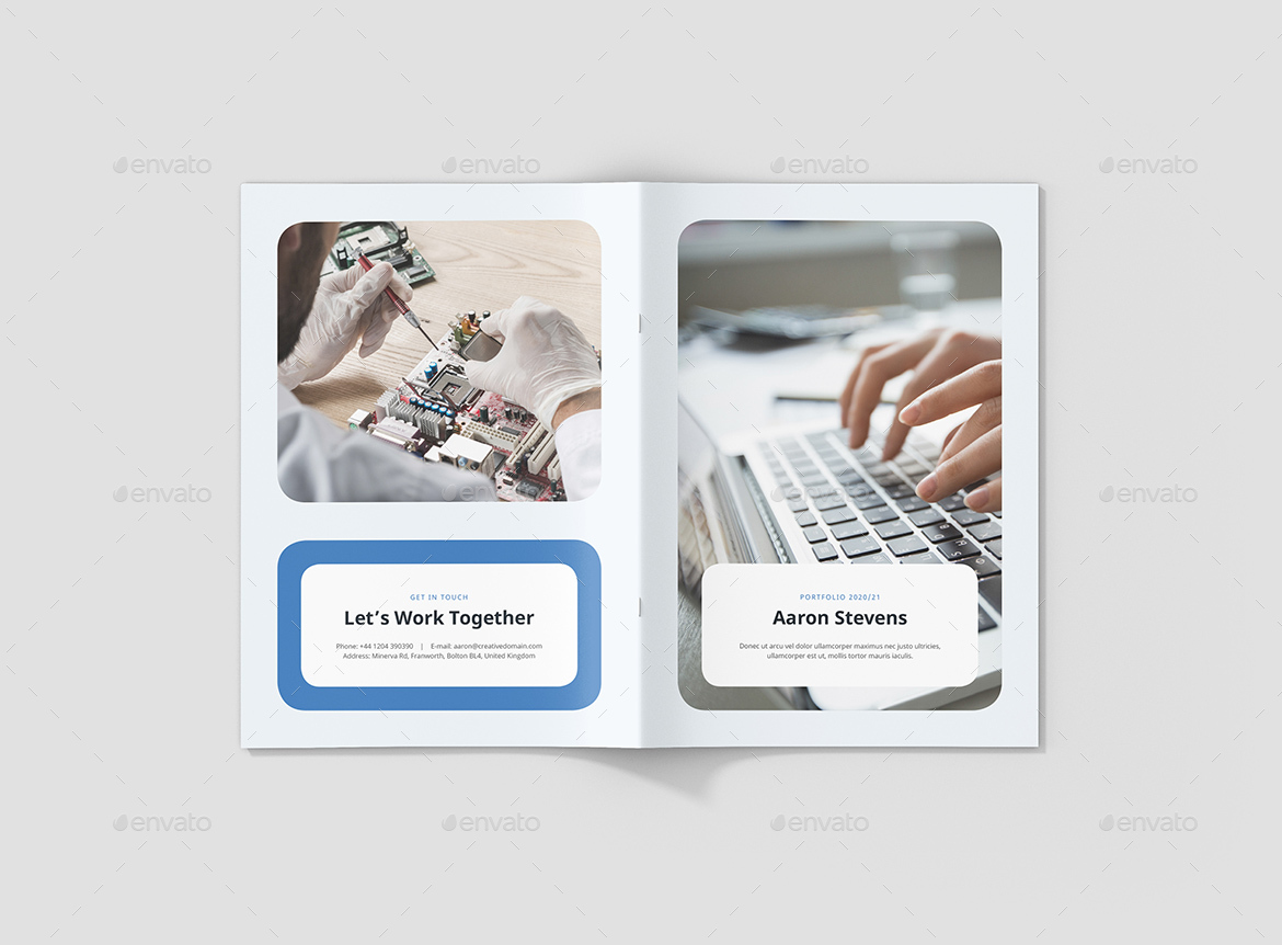 IT Services – Personal Portfolio, Print Templates | GraphicRiver