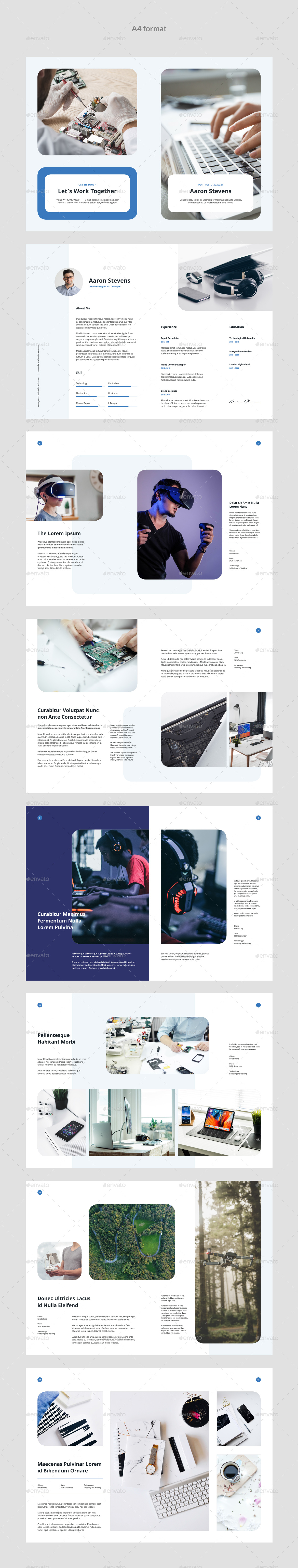 IT Services – Personal Portfolio, Print Templates | GraphicRiver