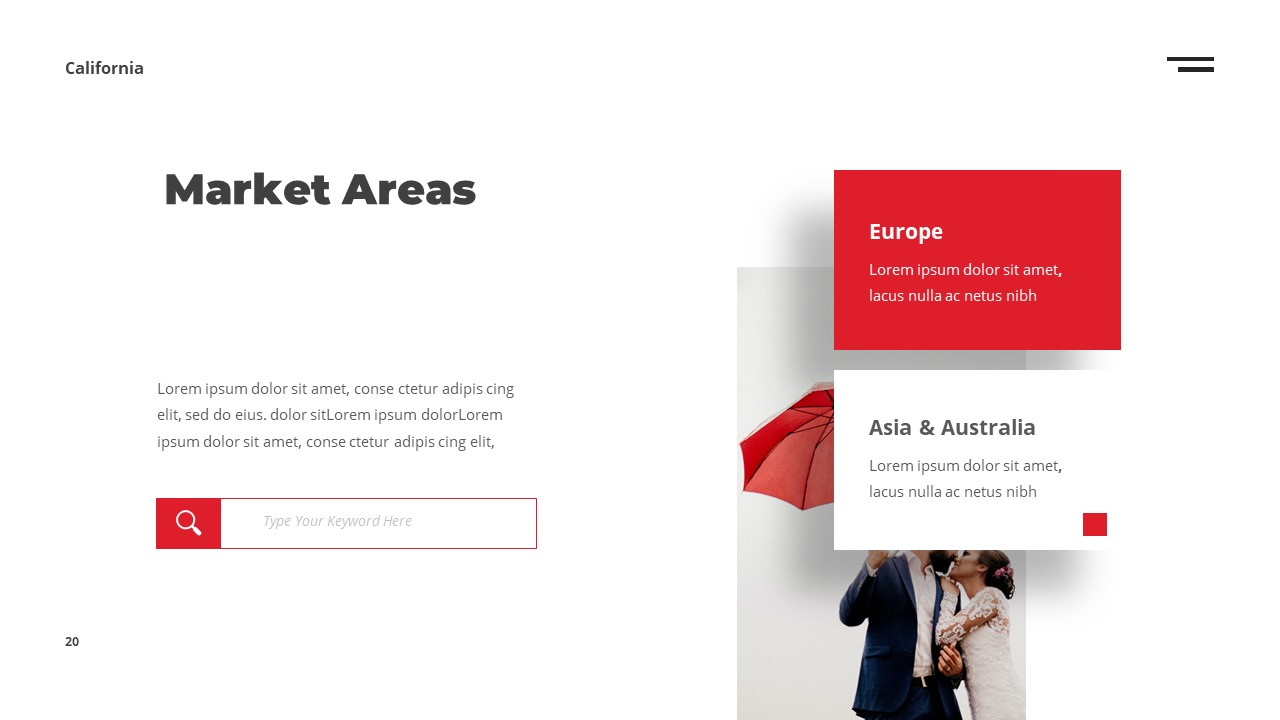 California Company Profile Powerpoint Template, Presentation Templates