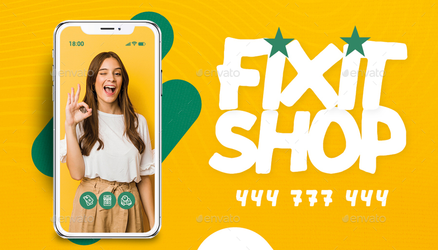 Phone Repair Business Card Templates, Print Templates | GraphicRiver