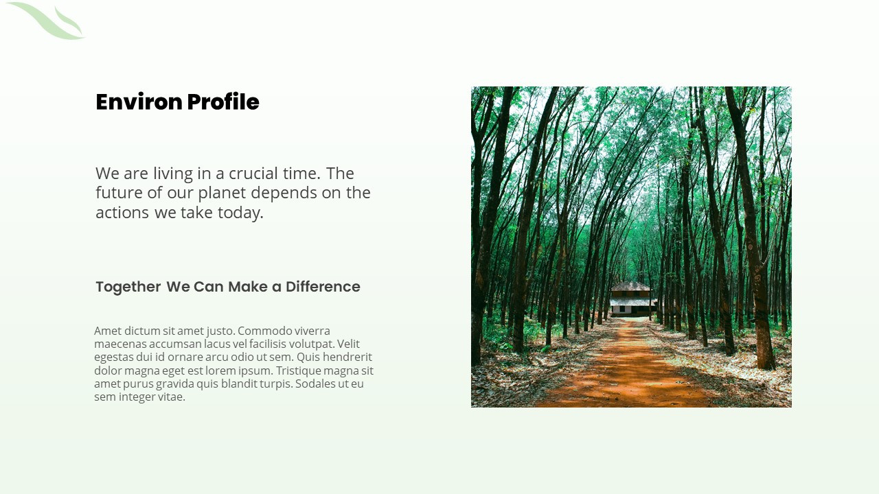 Environ - Environment Presentation Google Slides Template, Presentation ...