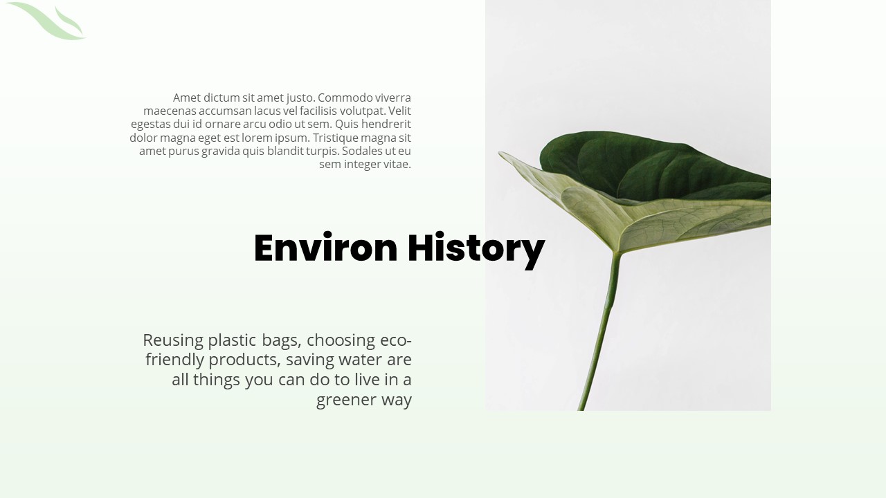 Environ - Environment Presentation Google Slides Template by ...