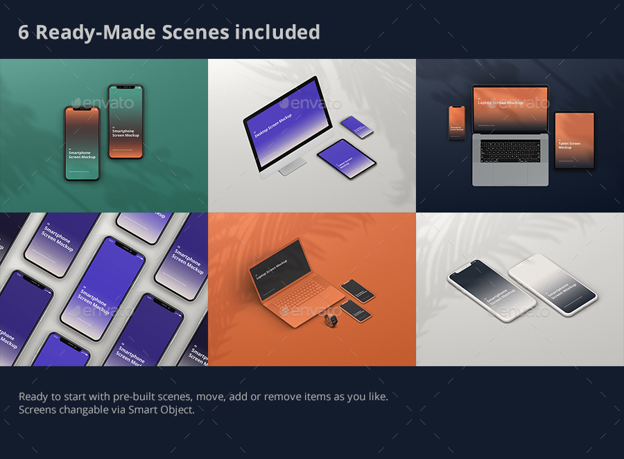 Multi Device Screen Mockup Creator, Graphics | GraphicRiver
