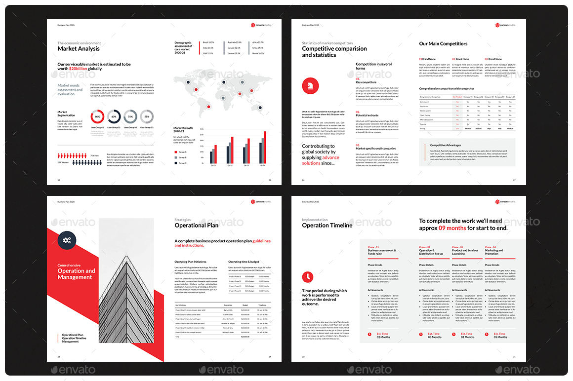 Business Plan, Print Templates | GraphicRiver