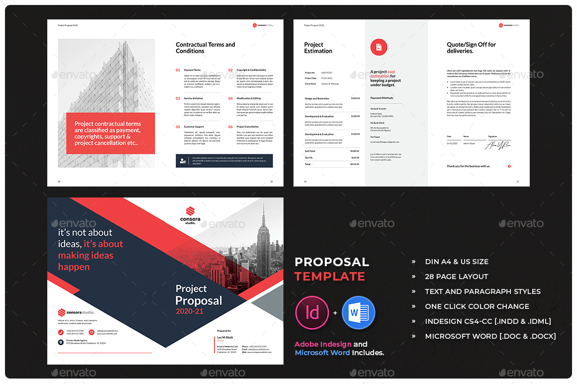 Project Proposal, Print Templates | GraphicRiver