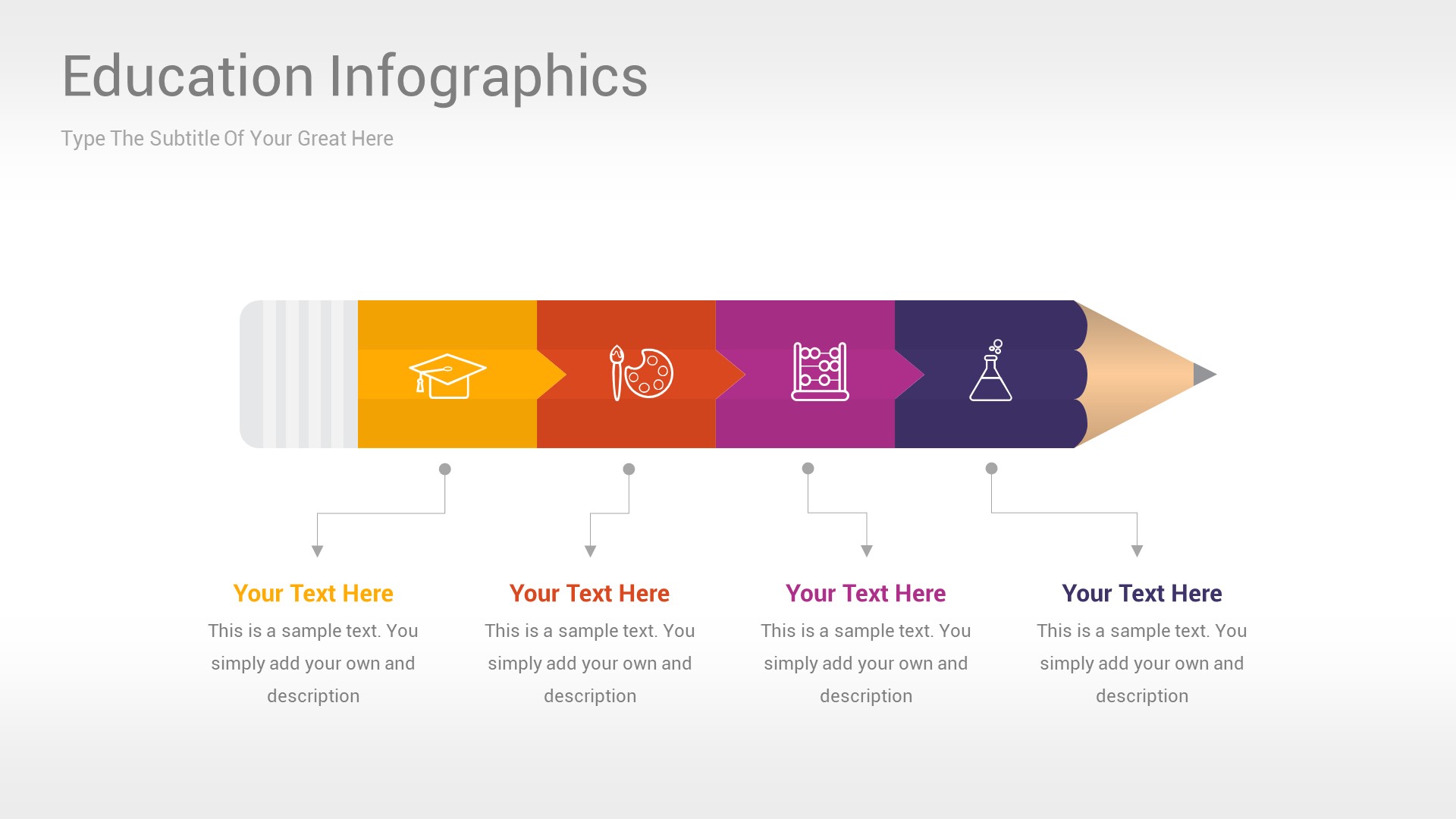 Education Infographics PowerPoint Template Diagrams, Presentation Templates
