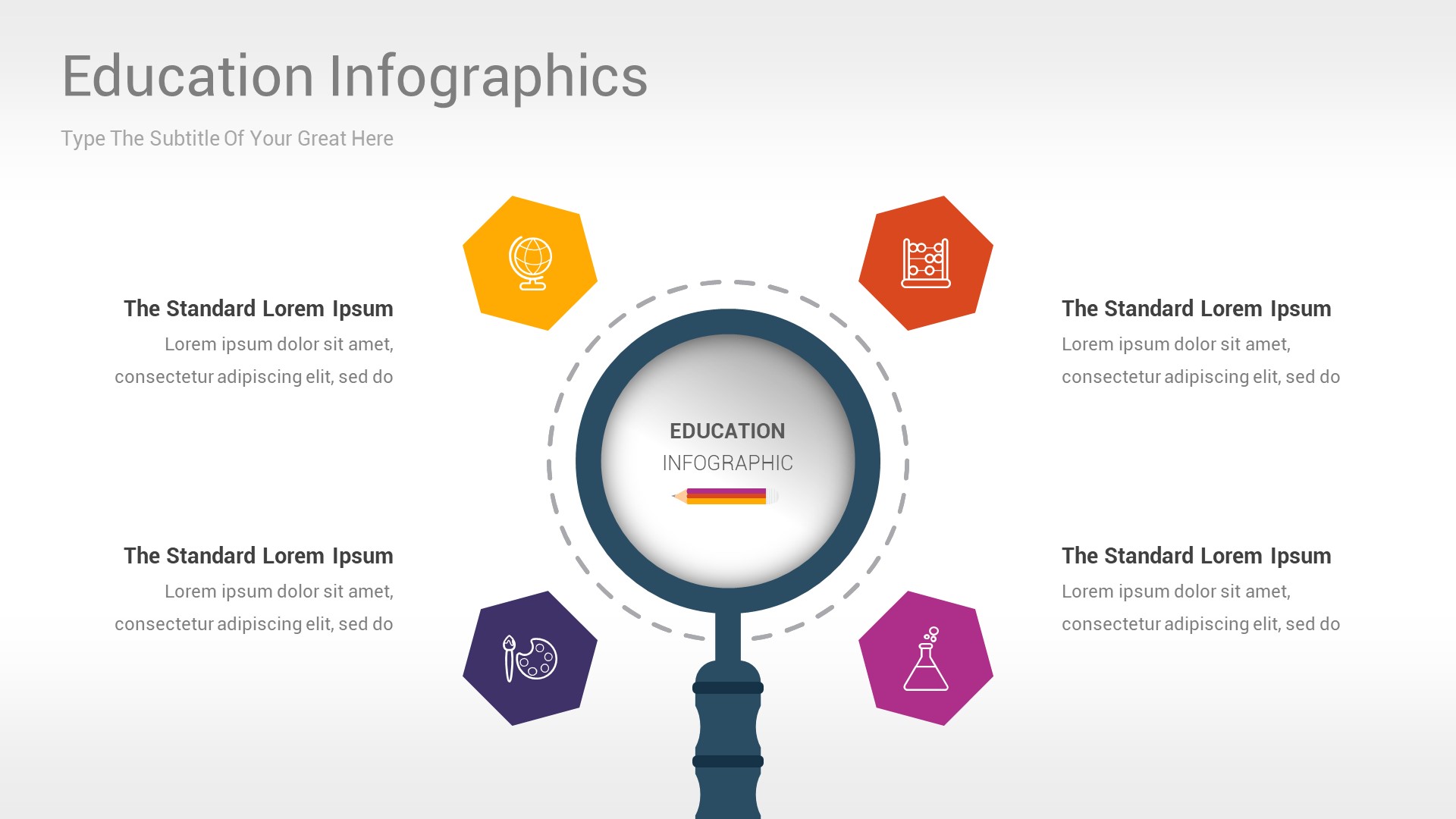 Education Infographics PowerPoint Template Diagrams by Neroox ...