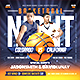 Basketball Game Night Flyer, Print Templates | GraphicRiver