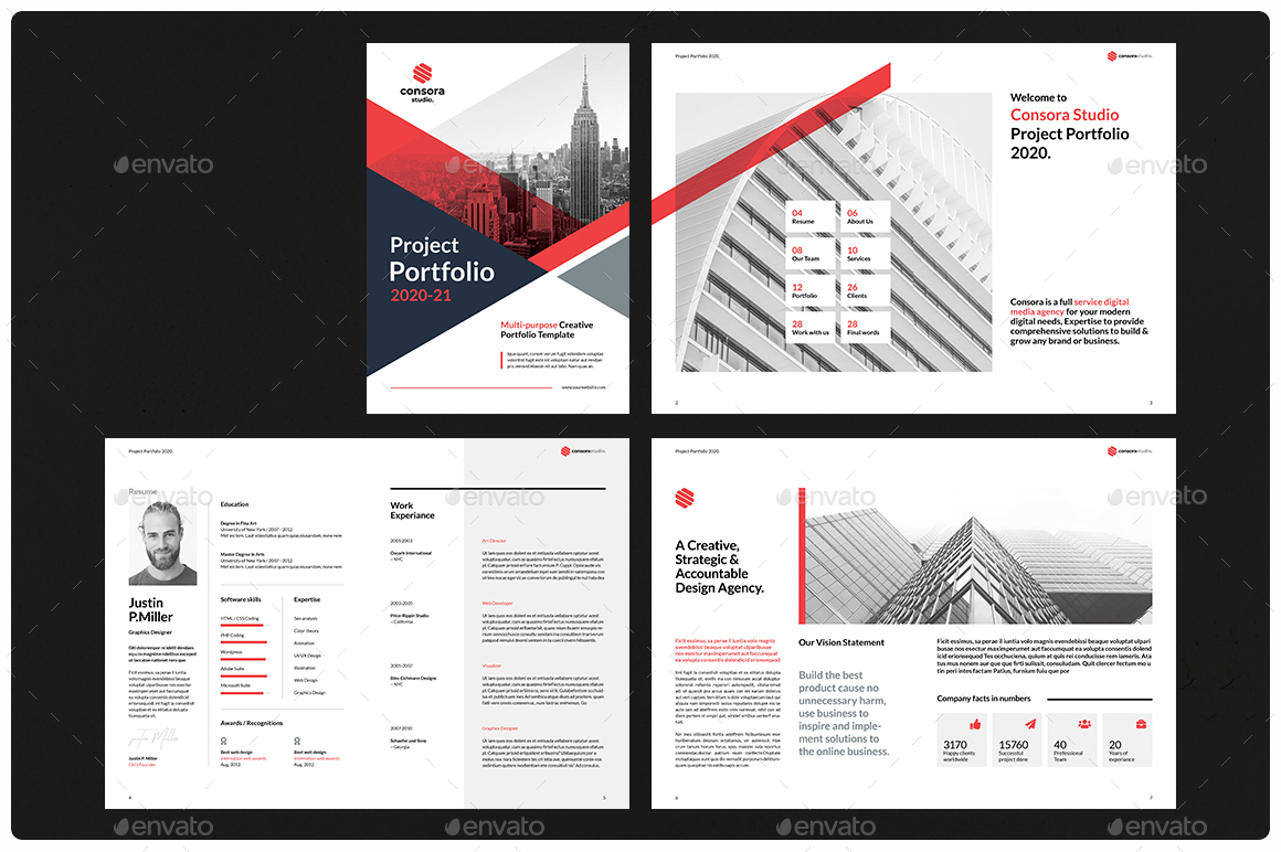 Portfolio Template, Print Templates | GraphicRiver
