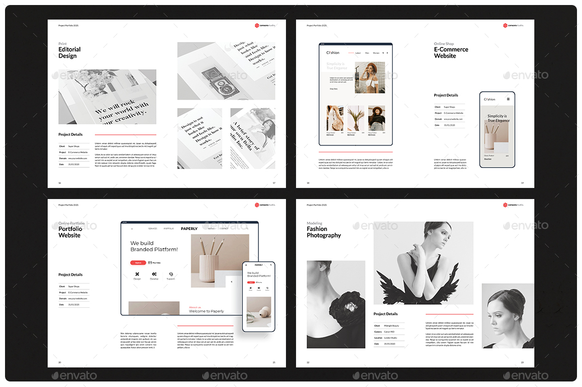Portfolio Template, Print Templates | GraphicRiver