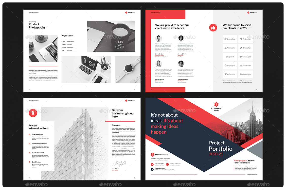 Portfolio Template, Print Templates | GraphicRiver