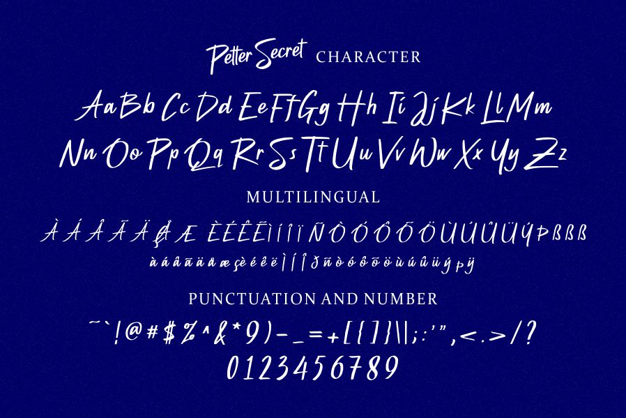 Petter Secret | Script, Fonts | GraphicRiver