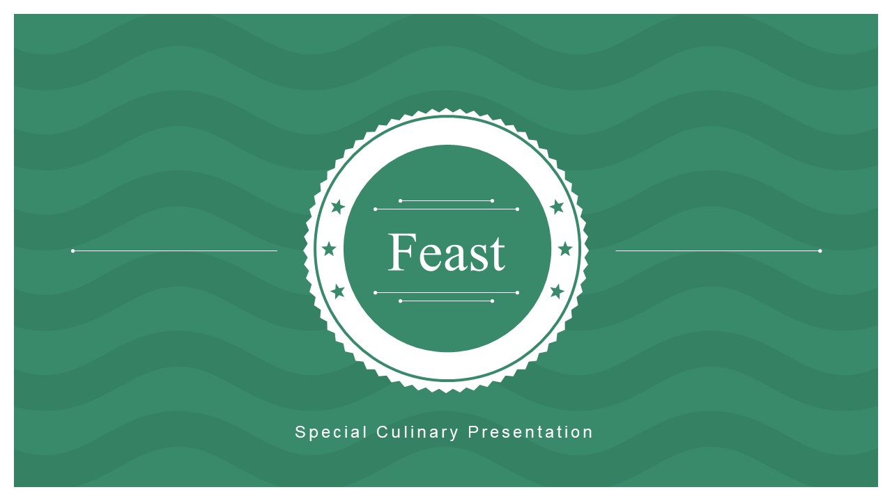 Feast Food PowerPoint Template by BrandEarth | GraphicRiver