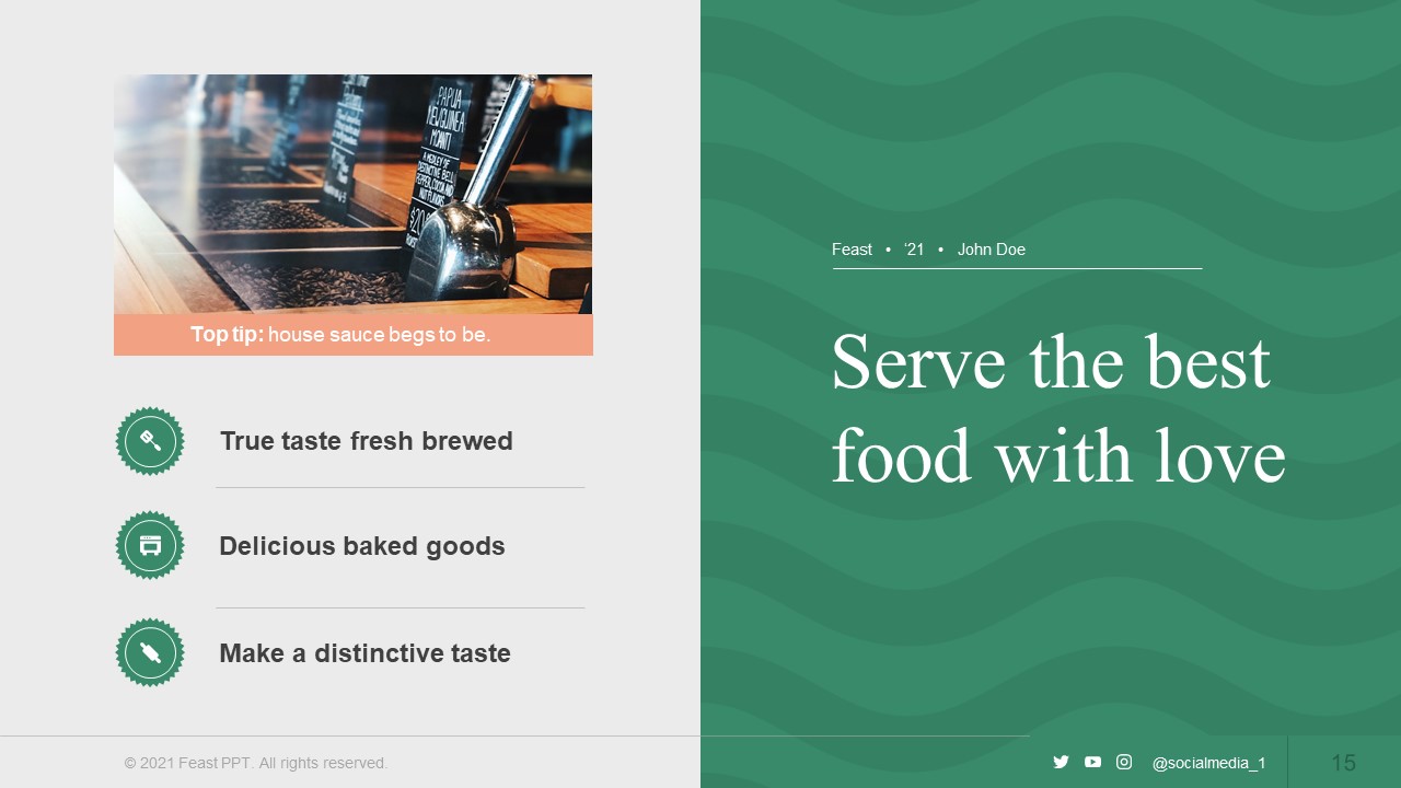 Feast Food PowerPoint Template by BrandEarth | GraphicRiver