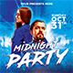 Midnight Party Flyer, Print Templates | GraphicRiver