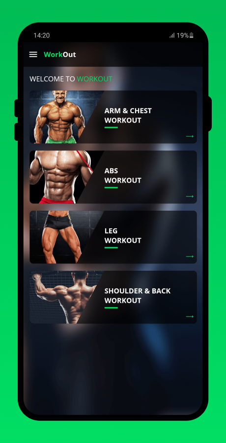 Fitness Workout - Android App by Shreyanshi_Infotech | CodeCanyon