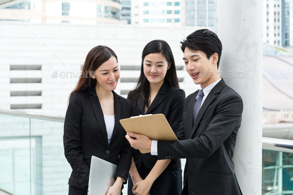 Business partner work together Stock Photo by leungchopan | PhotoDune