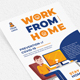 Work From Home Print Templates by medzcreative | GraphicRiver