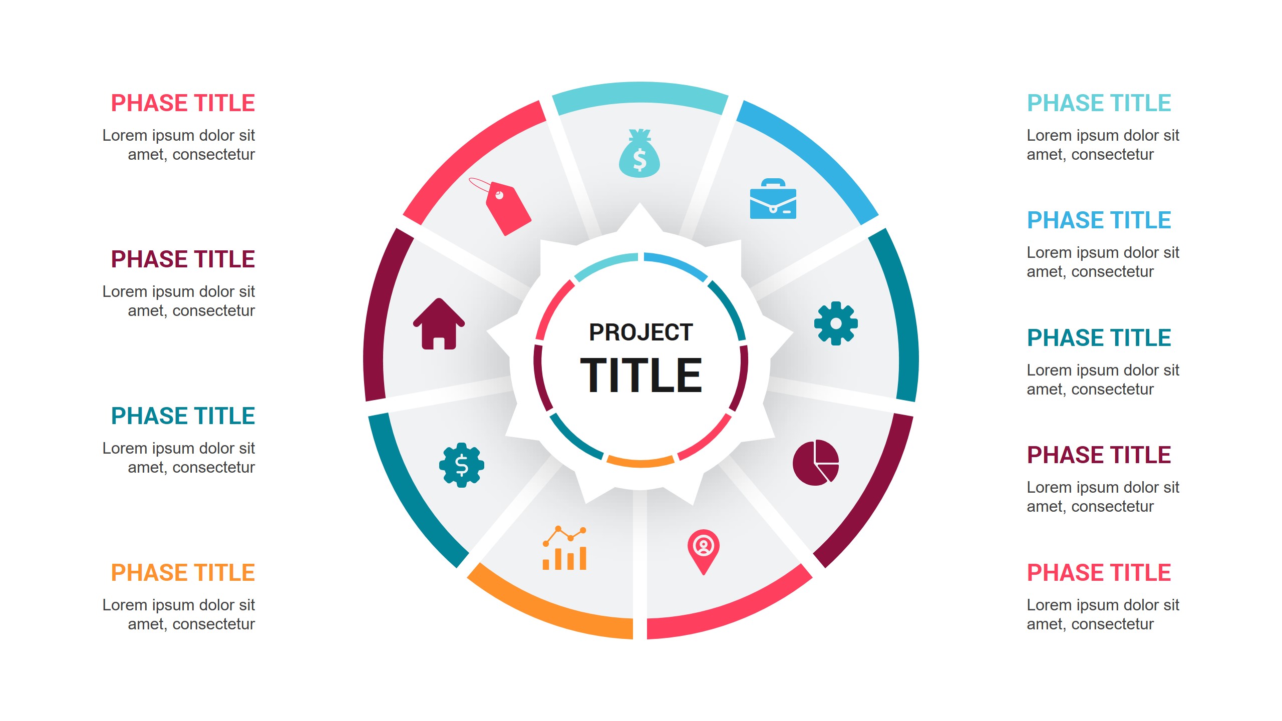 Cycle Infographics PowerPoint Template diagrams, Presentation Templates