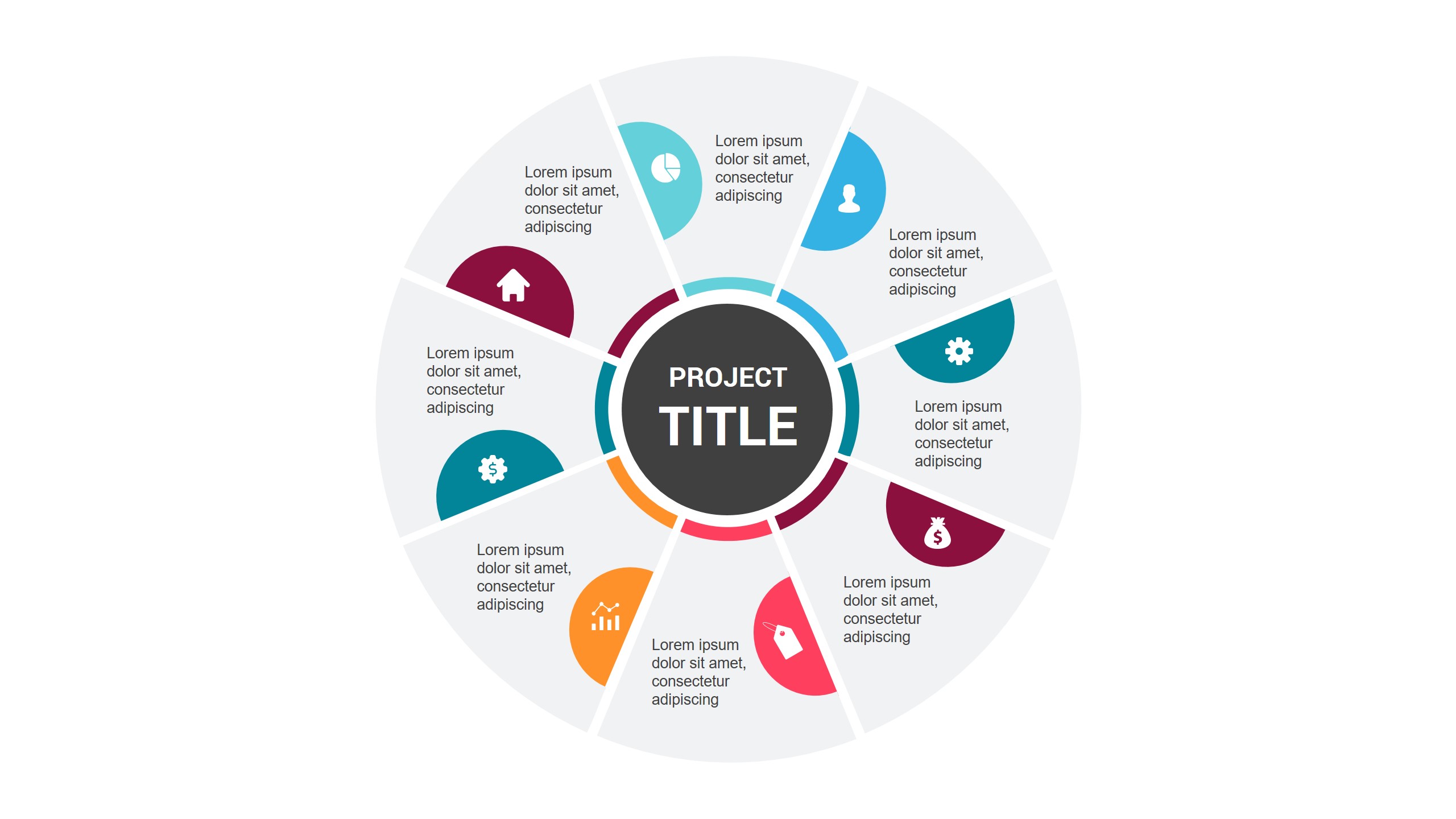 Cycle Infographics PowerPoint Template diagrams, Presentation Templates